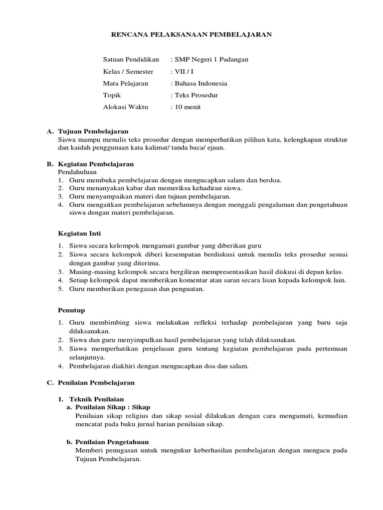 RPP Guru Penggerak | PDF