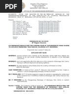 Barangay ORDINANCE No. 6-2020-Animals Astray | PDF | Detention ...