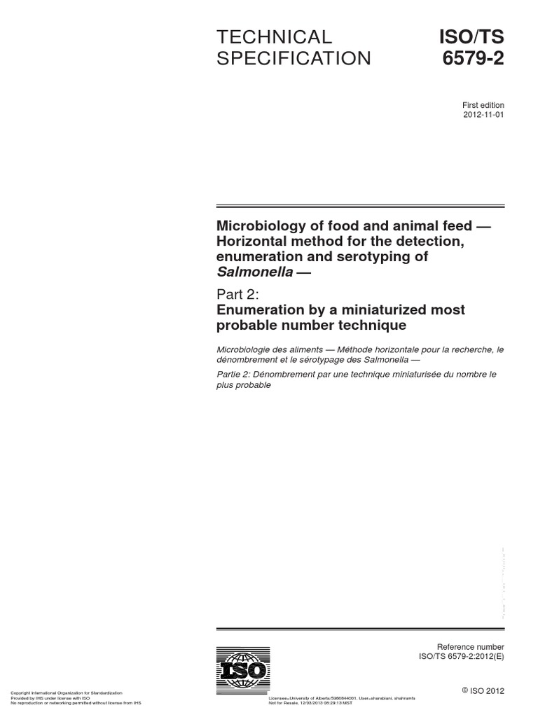 Iso TS 06579-2-2012 | PDF | International Organization For Standardization