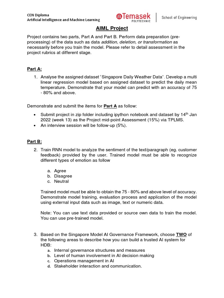 AIML Project SGWeather1 | Download Free PDF | Artificial Intelligence ...