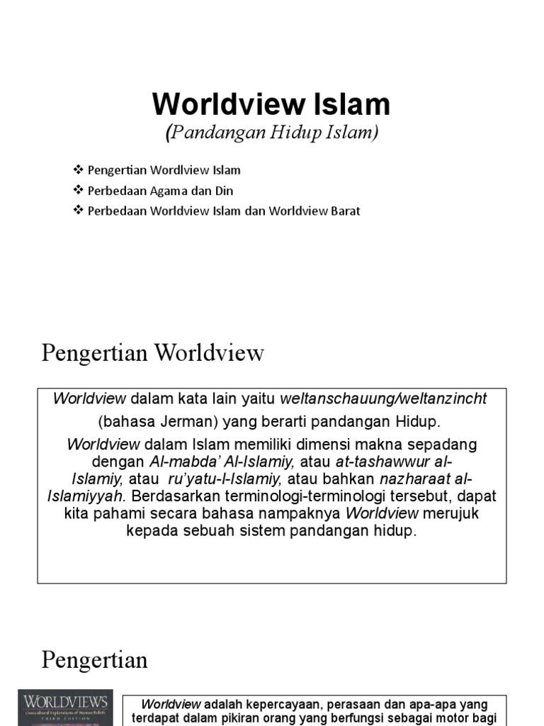 Worldview Islam | PDF