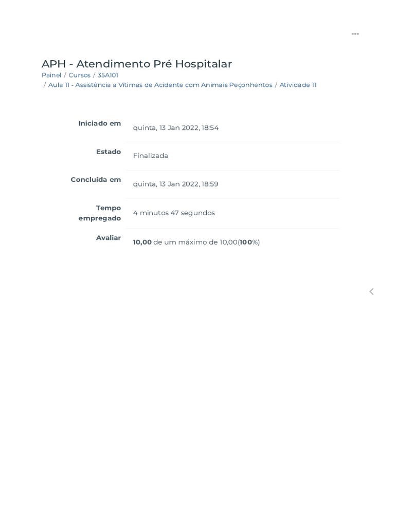 Aph Atividade 11 | PDF