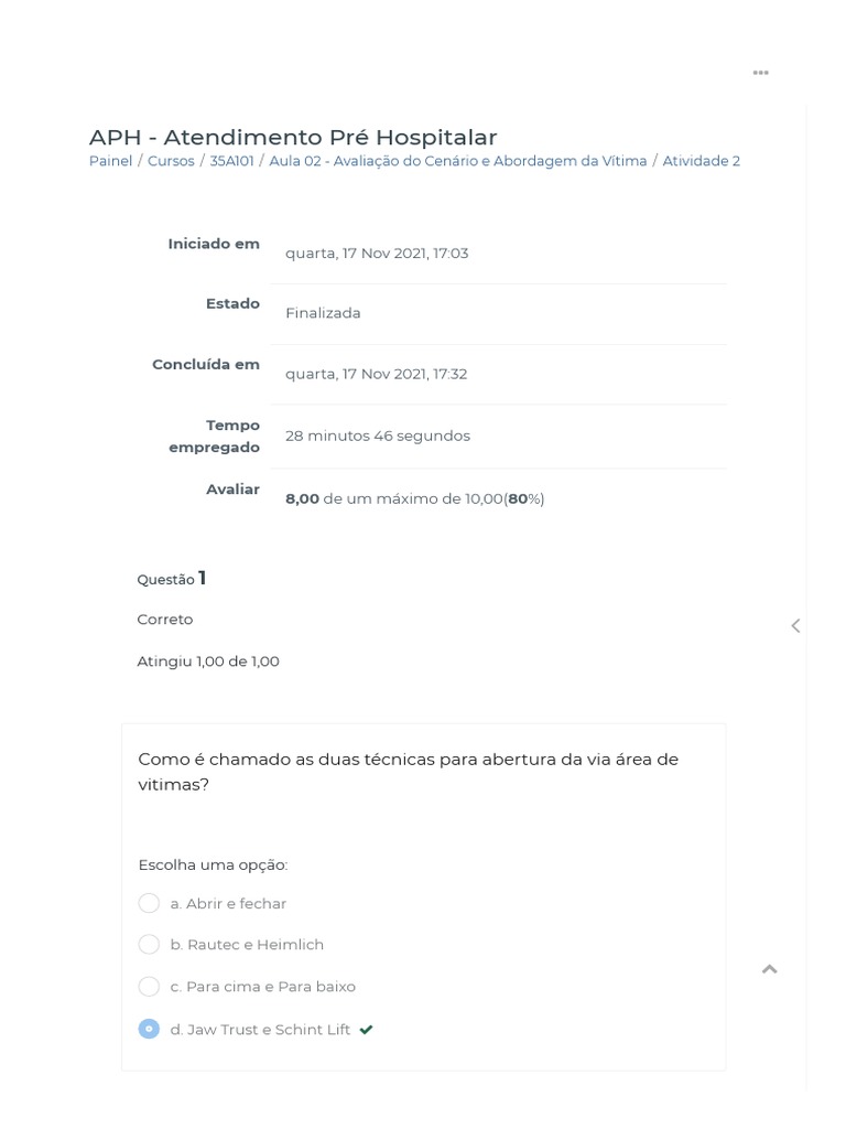 APH - Atendimento Pré Hospitalar | PDF | Especialidades médicas ...