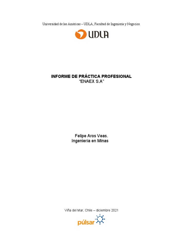 Informe Practica2 | PDF | Minería | Materiales