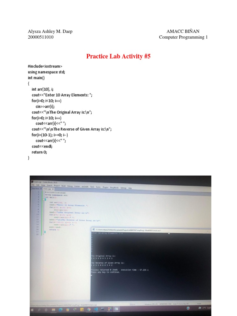 Practice Lab Activity 5 | PDF | Technology & Engineering