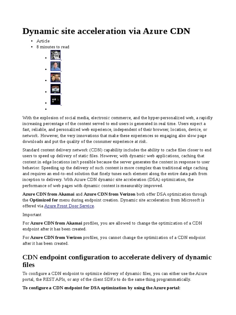 CDN Optimization Overview II | PDF | Transmission Control Protocol | Network Congestion