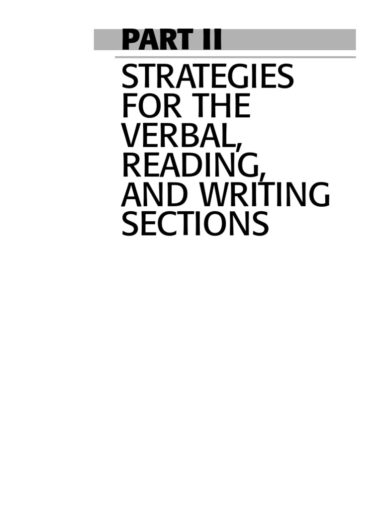 Strategies for Mastering Synonym Questions on Standardized Tests: A Six ...