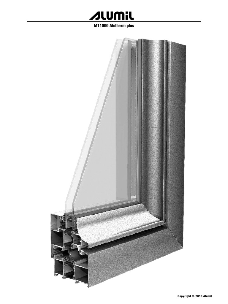 Sistem M 11000 Alutherm Plus | PDF | Window | Aluminium