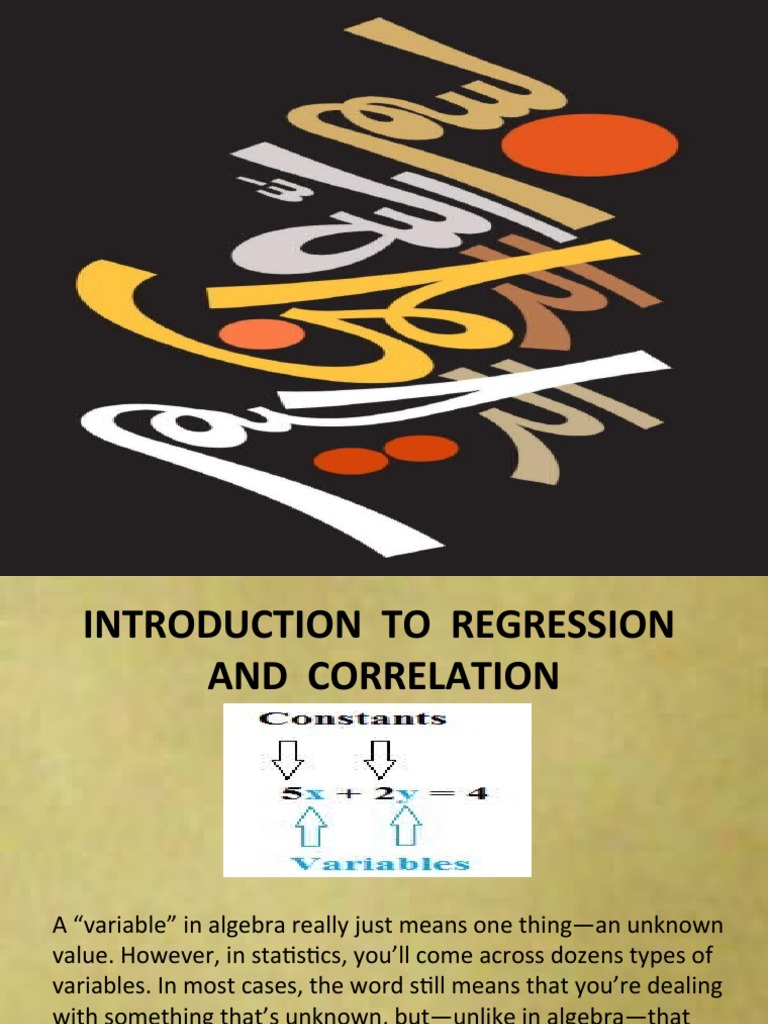 Correlation Regression Pdf Correlation And Dependence Regression Analysis