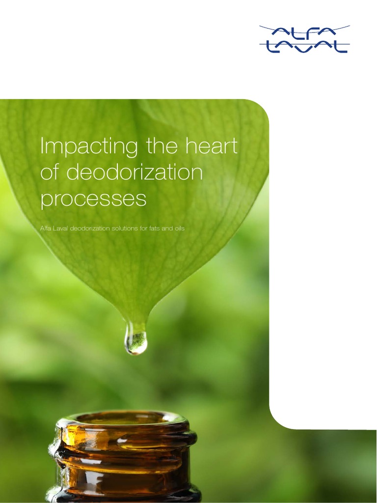 Deodorization-Solutions by Alfa Laval | PDF | Distillation | Steam
