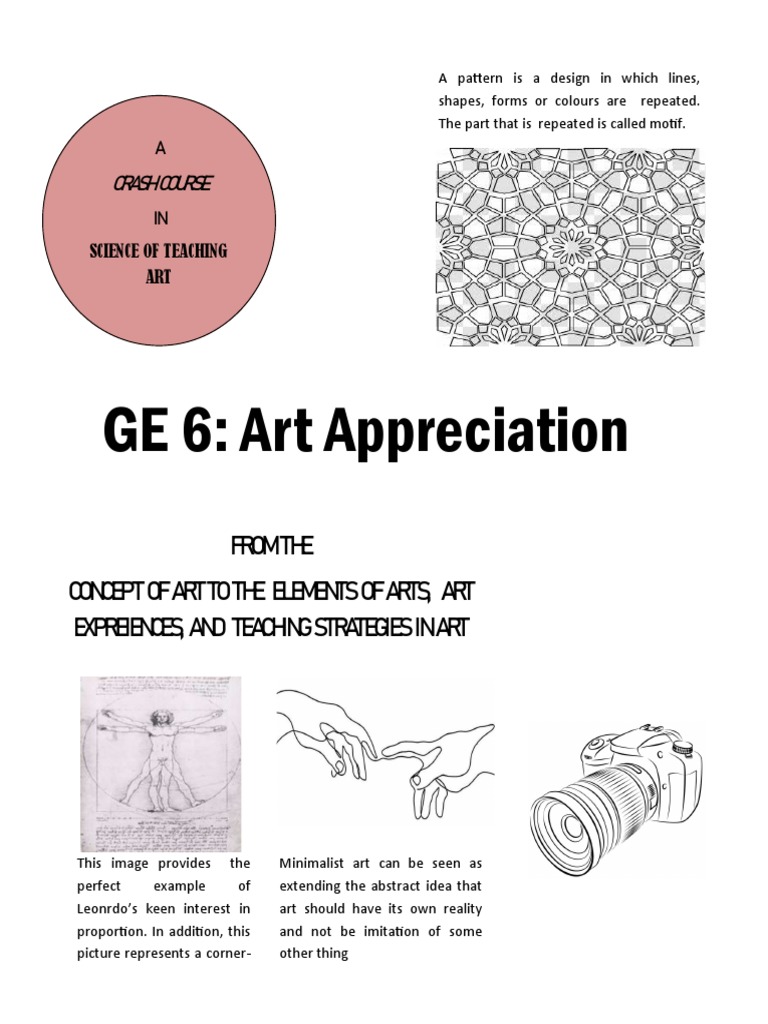 GE 6: Art Appreciation | PDF | Learning | Abstract Art