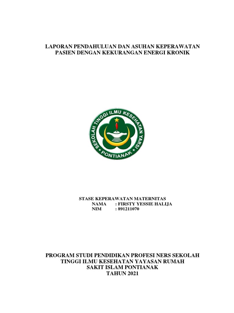 LAPORAN PENDAHULUAN Dan ASKEP PASIEN DENGAN KEK | PDF