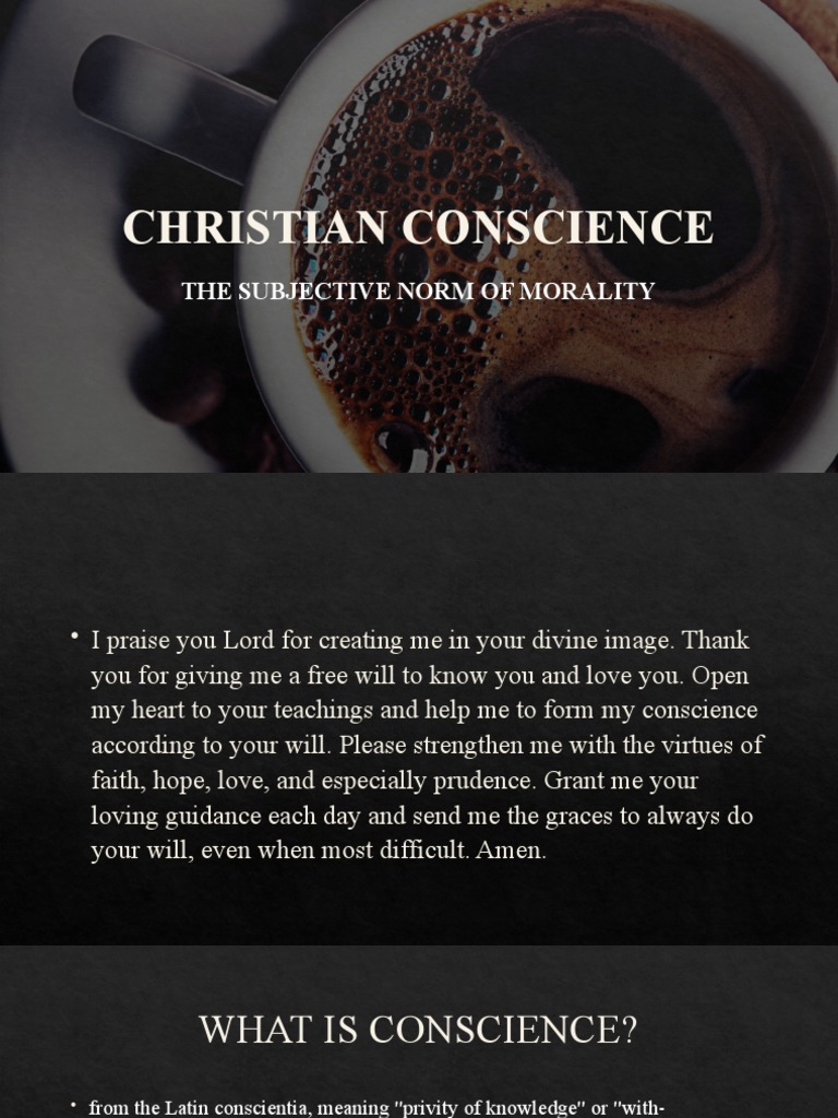 Christian Conscience | PDF | Conscience | Consciousness