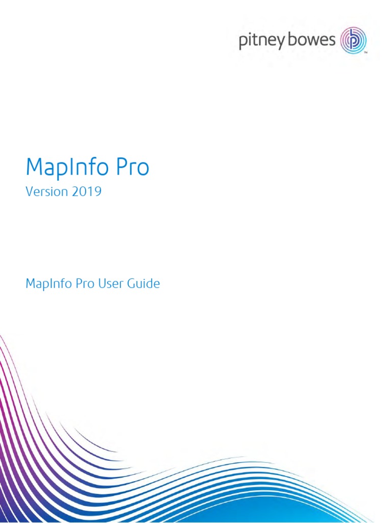 Mapinfo Pro v2019 User Guide | Download Free PDF | Page Layout | Computer File