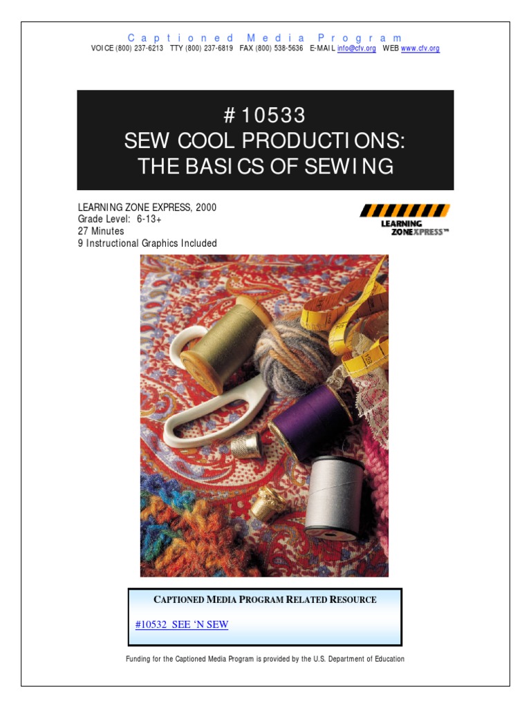 Basic Sewing Module | PDF | Sewing | Seam (Sewing)