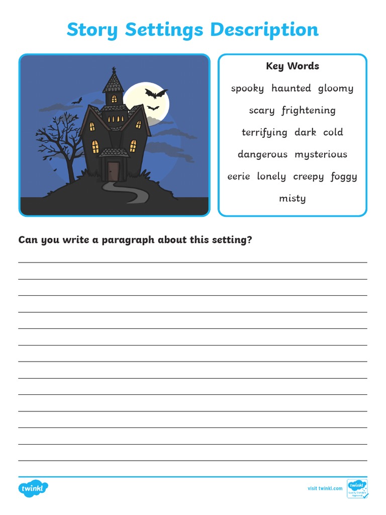 Story Settings Description: Key Words | PDF