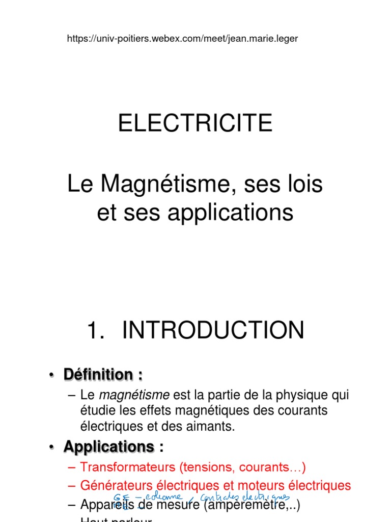 Magnetisme Gte1 2020 N°2 | Download Free PDF | Transformateur électrique | Champ magnétique