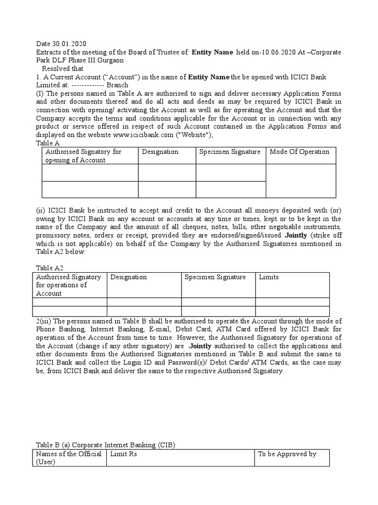 Gratuity Account Opening Format | PDF | Banks | Debit Card