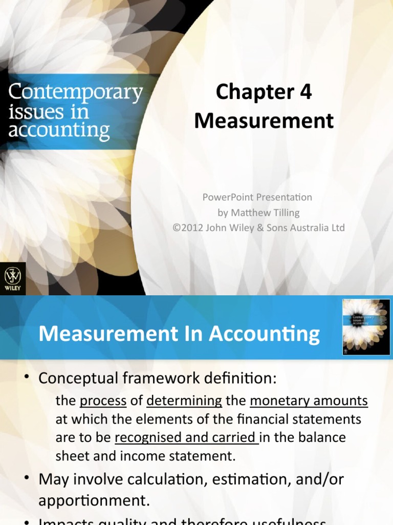 Measurement: Powerpoint Presentation by Matthew Tilling ©2012 John Wiley & Sons Australia LTD ...
