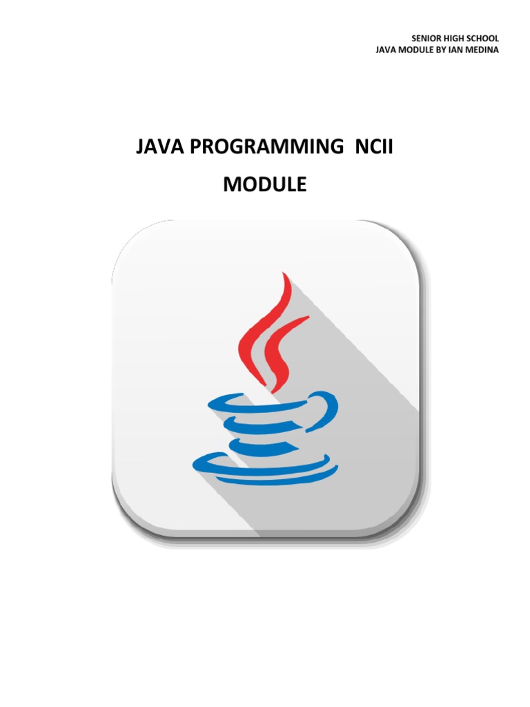 Java Programming Ncii Pdf Integer Computer Science Data Type