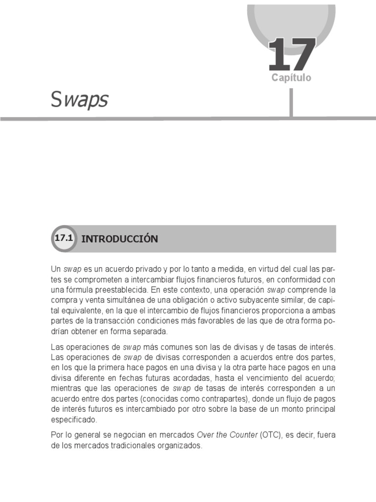 Cap 17 | PDF | Swap (Finanzas) | Interés