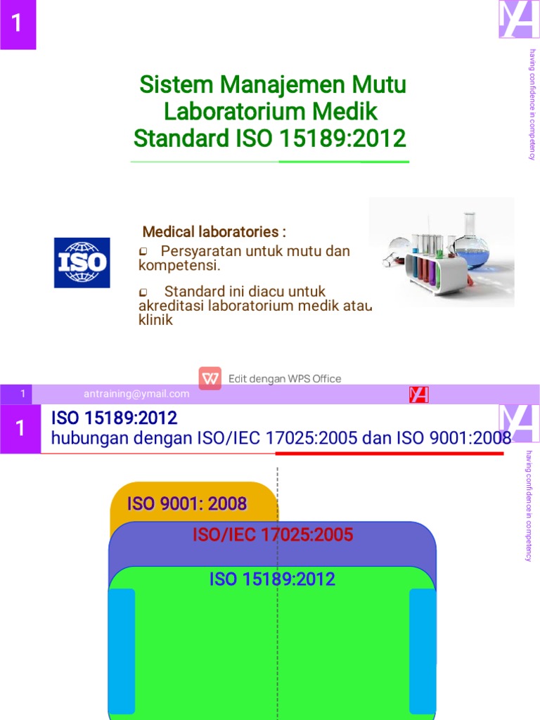 Kuliah 3 4 5 Standar Mutu Laboratorium Medik Versi Iso 15189 Pdf