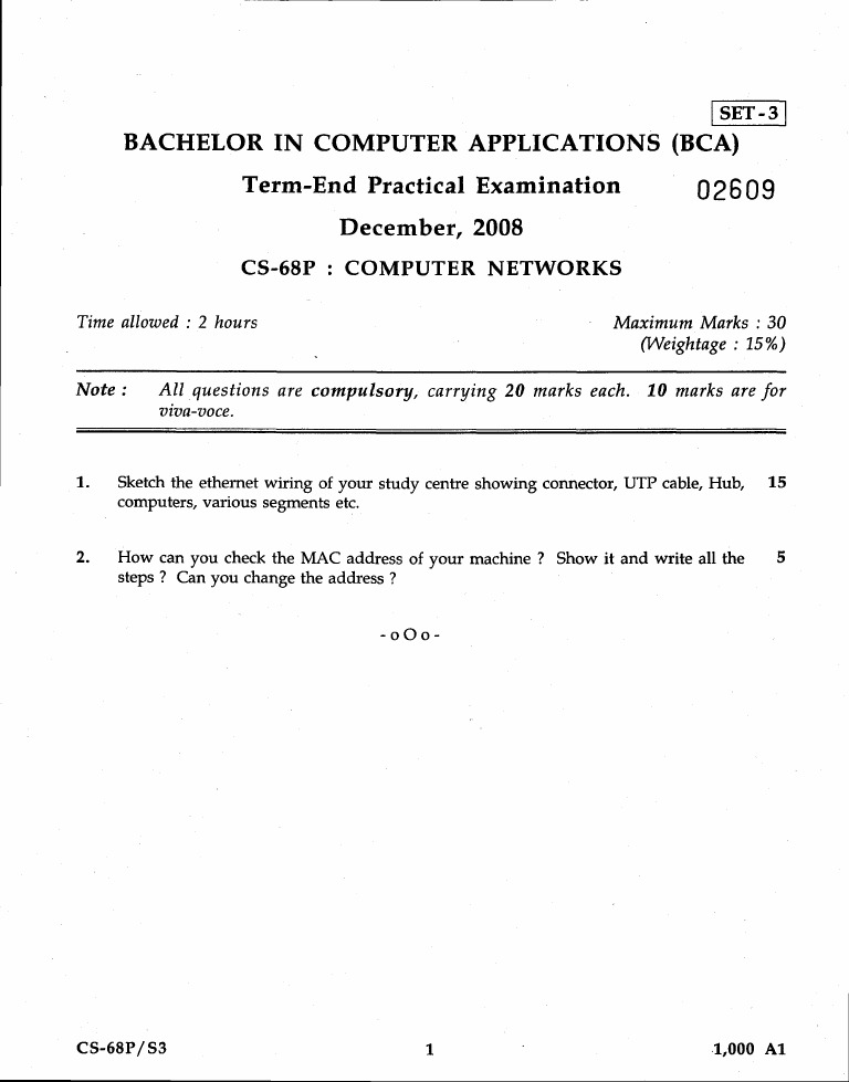 Computer Networks Practical Exam Guide | PDF | Computers