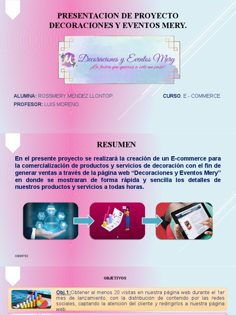 Presentacion de Proyecto E-Commerce 1 (Expo) | PDF | Las compras en línea | Informática