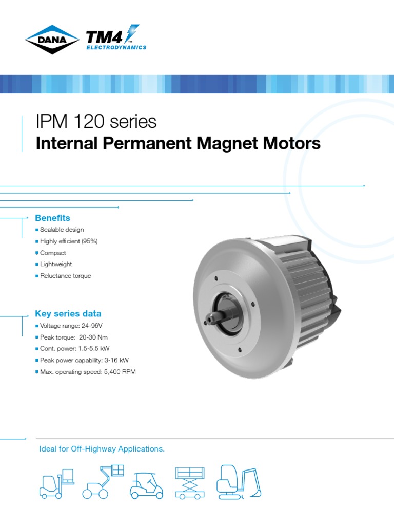 IPM 120 Series: Internal Permanent Magnet Motors | PDF | Electric Motor ...