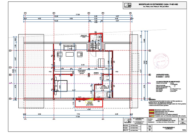 12 - Plan Mansarda 2 Modificator (A2) | PDF