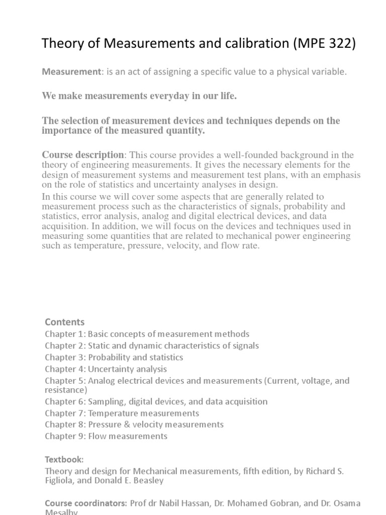 Chapter 1 Basic Concepts of Measurement Methods | PDF | Observational ... Chapter 1 Basic Concepts of Measurement Methods | PDF | Observational ...