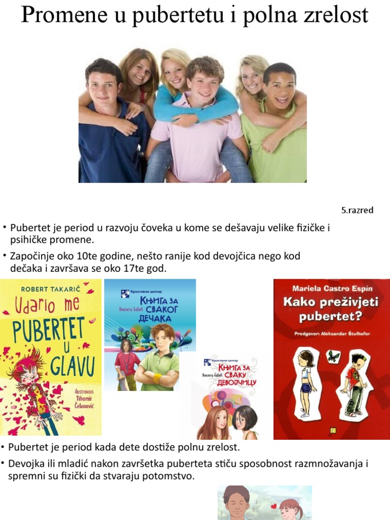 Promene U Pubertetu I Polna Zrelost | PDF