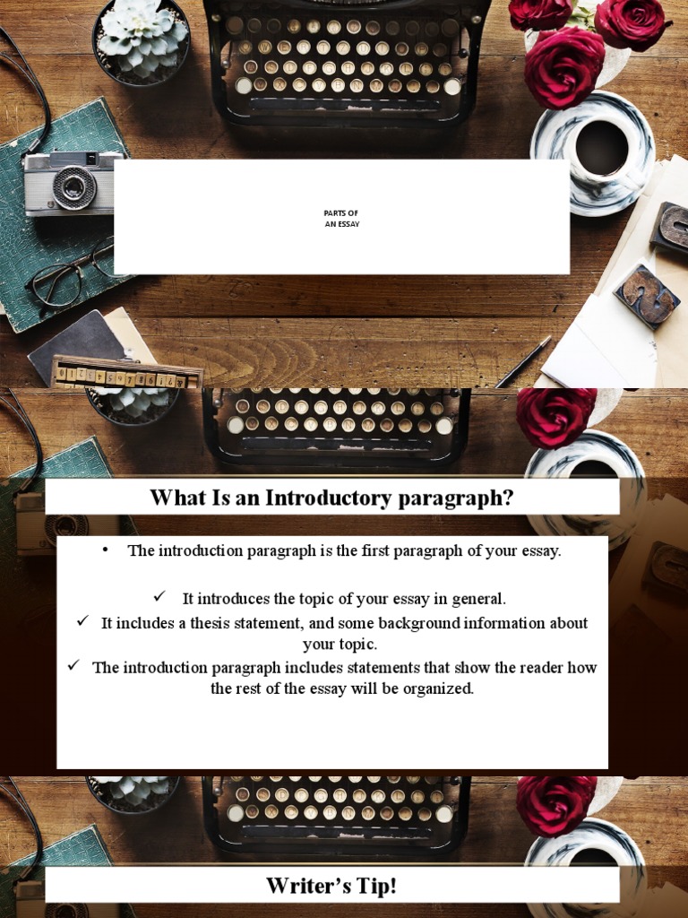 Parts of An Essay - Introduction - Thesis | PDF | Essays | Senses