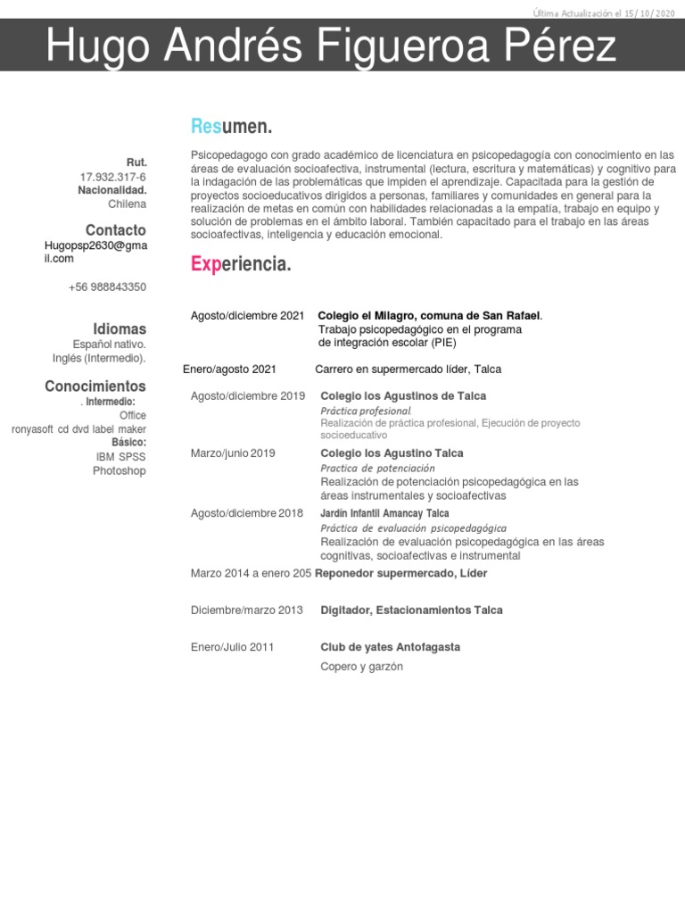 CV Hugo | PDF