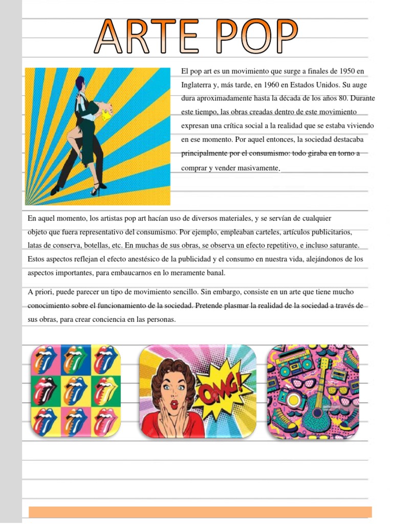 Arte Pop | PDF | Estética | Las artes