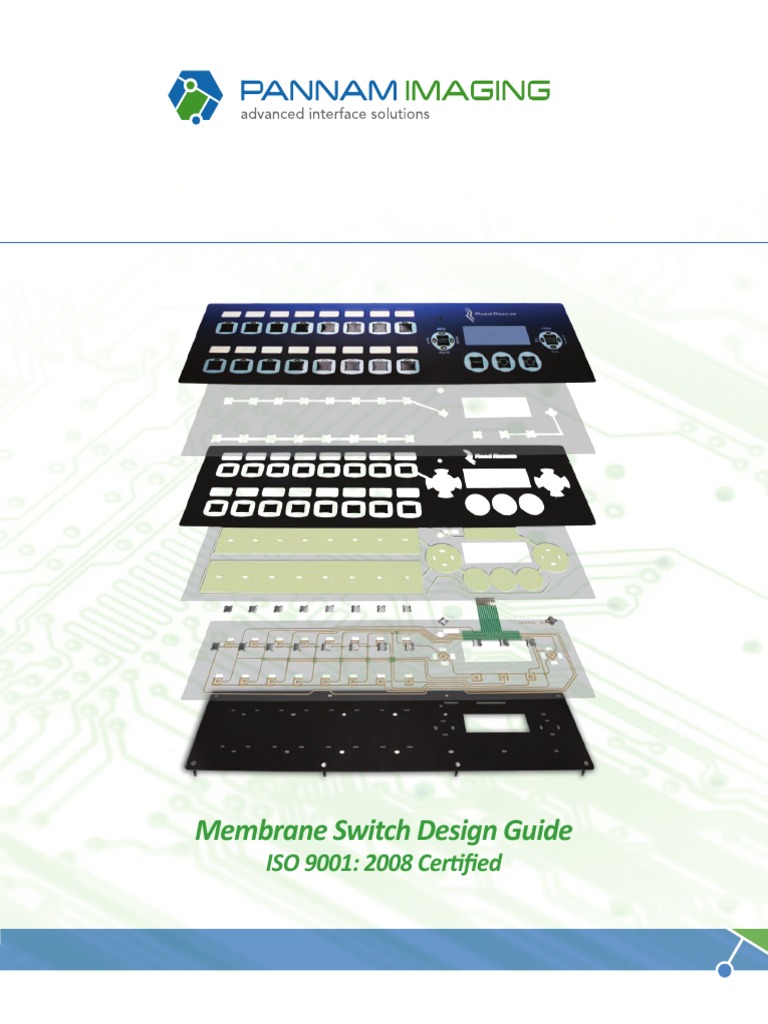 Membrane Switch Design Guide: ISO 9001: 2008 Certified | PDF