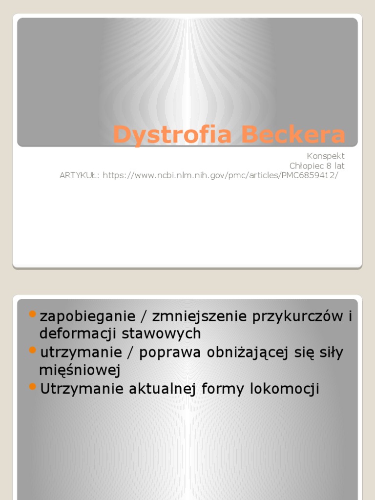 Dystrofia Beckera | PDF