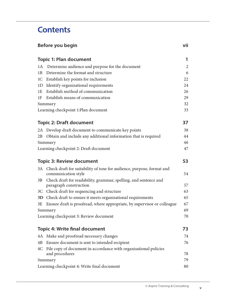 BSBWRT301 Write Simple Documents | PDF | Proofreading | Verb