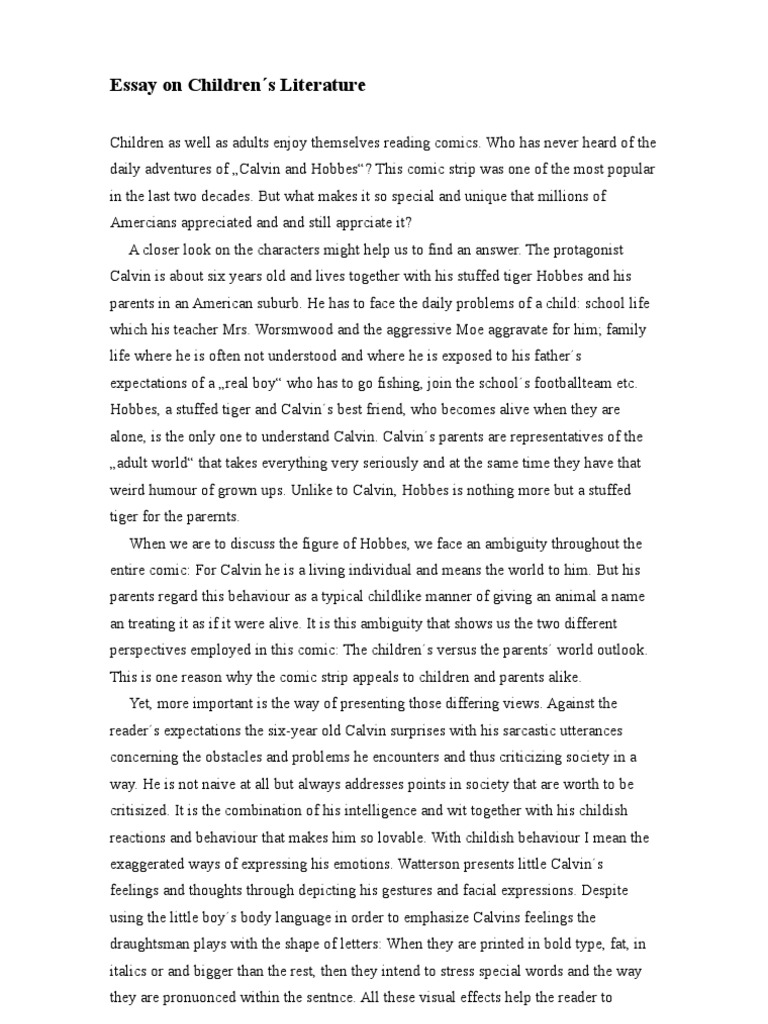 Calvin and Hobbes | PDF | Emotions | Psychology