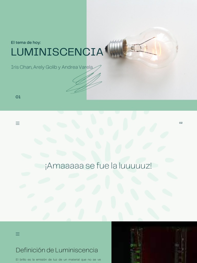 LUMINISCENCIA | PDF | Fluorescencia | Lámpara fluorescente