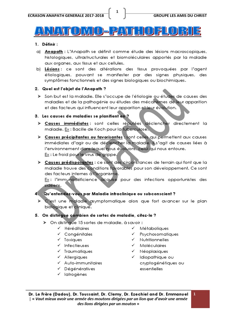 Définition et enjeux de l'anapath | PDF | Biopsie | Noyau (biologie)