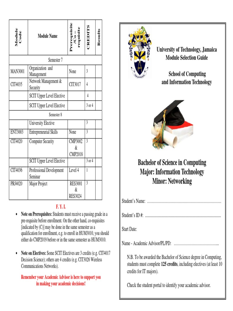 IT Degree Course Selection Guide | PDF | Computer Programming ...