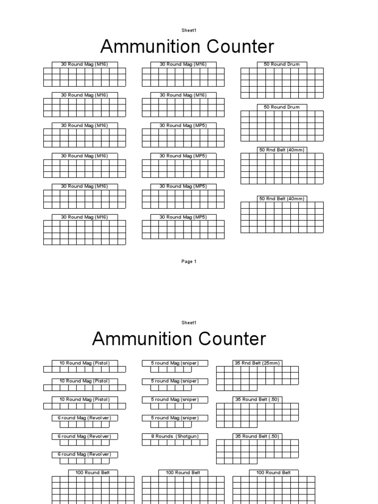 Ammo Counter | PDF