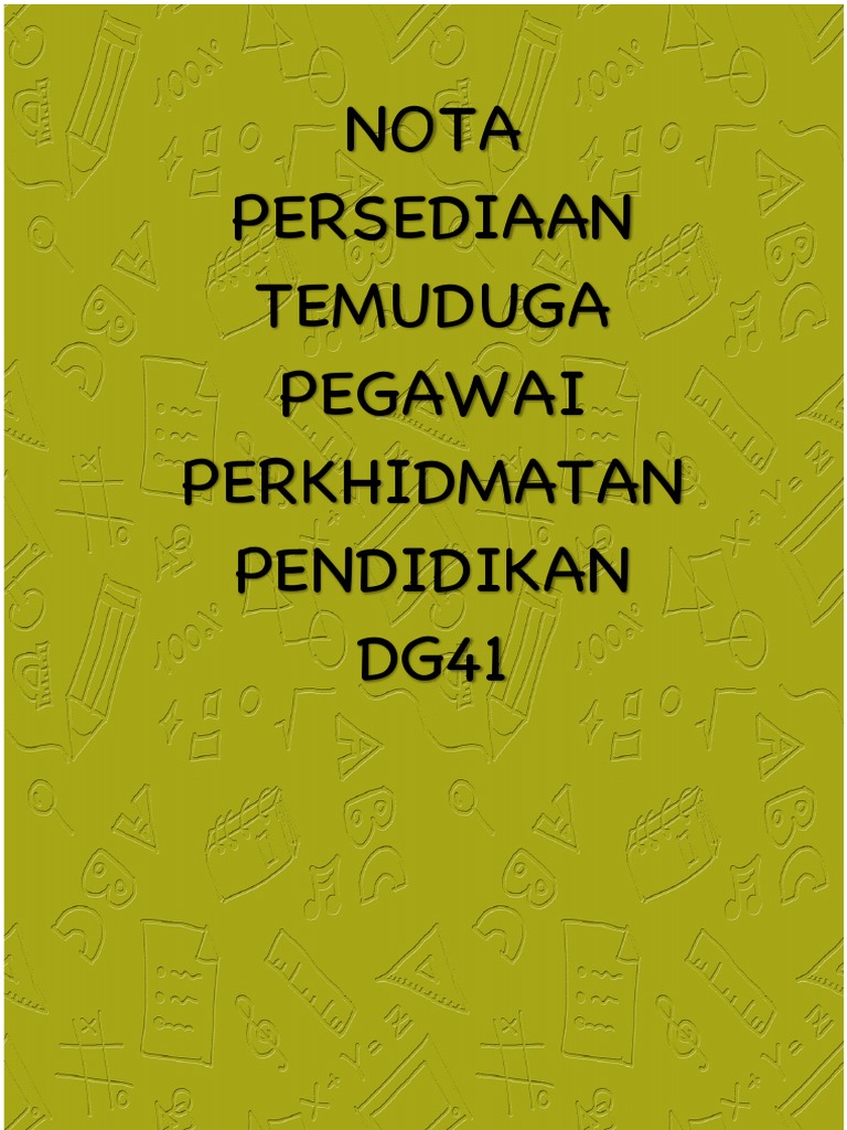 Nota Temuduga SPP 2021 V2 | PDF