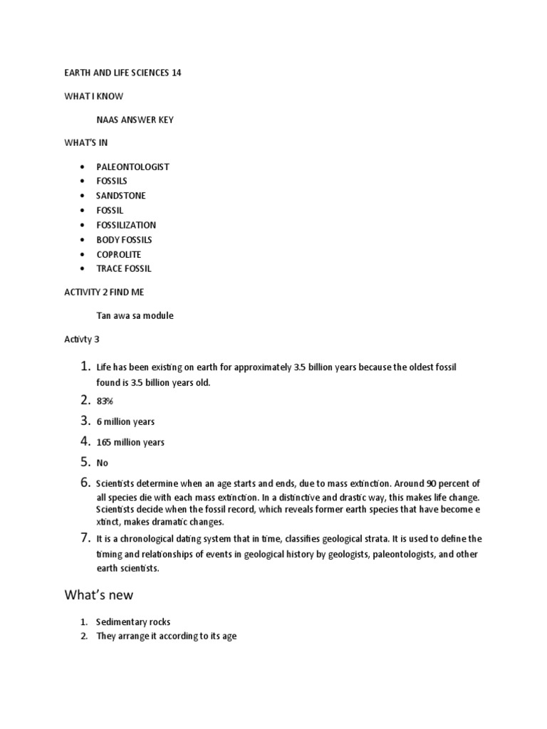 Earth and Life Sciences 14 | PDF