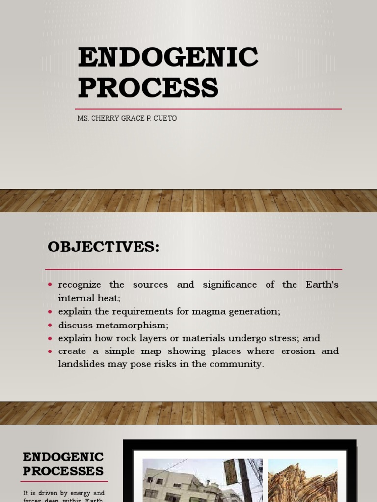 Endogenic Process | PDF | Magma | Rock (Geology)
