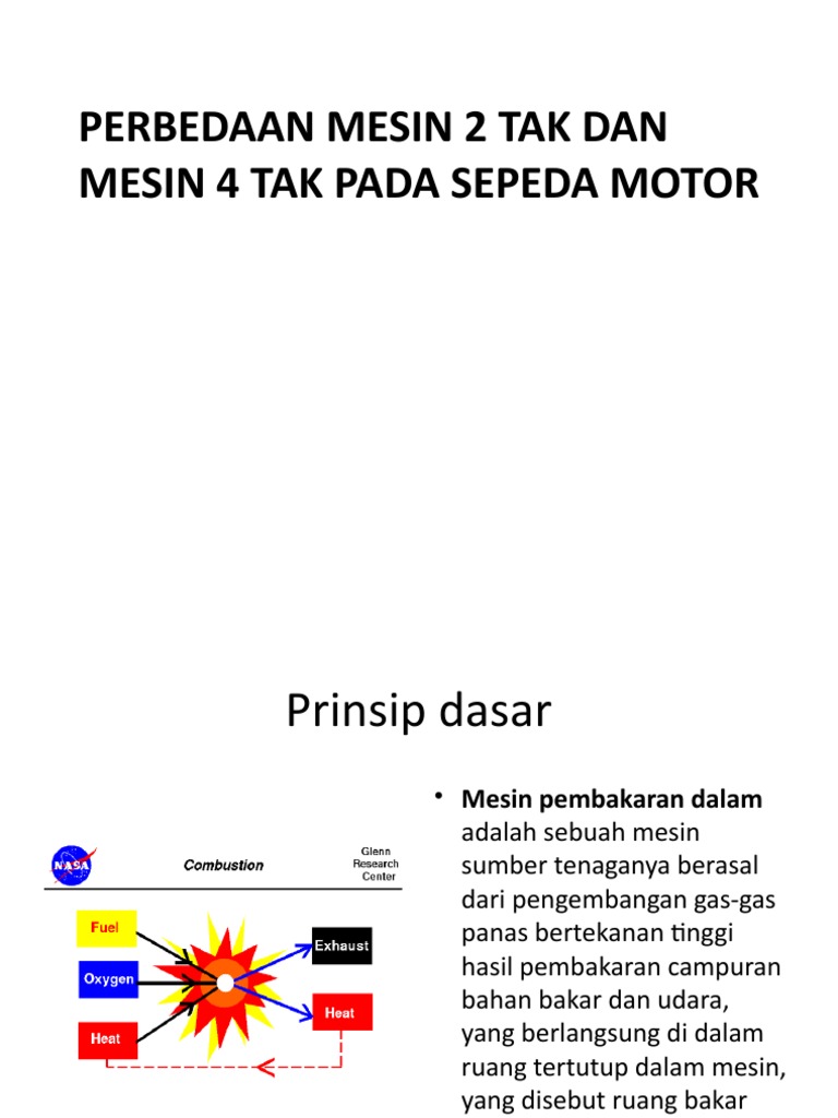 Perbedaan 2 Tak Dan 4 Tak | PDF