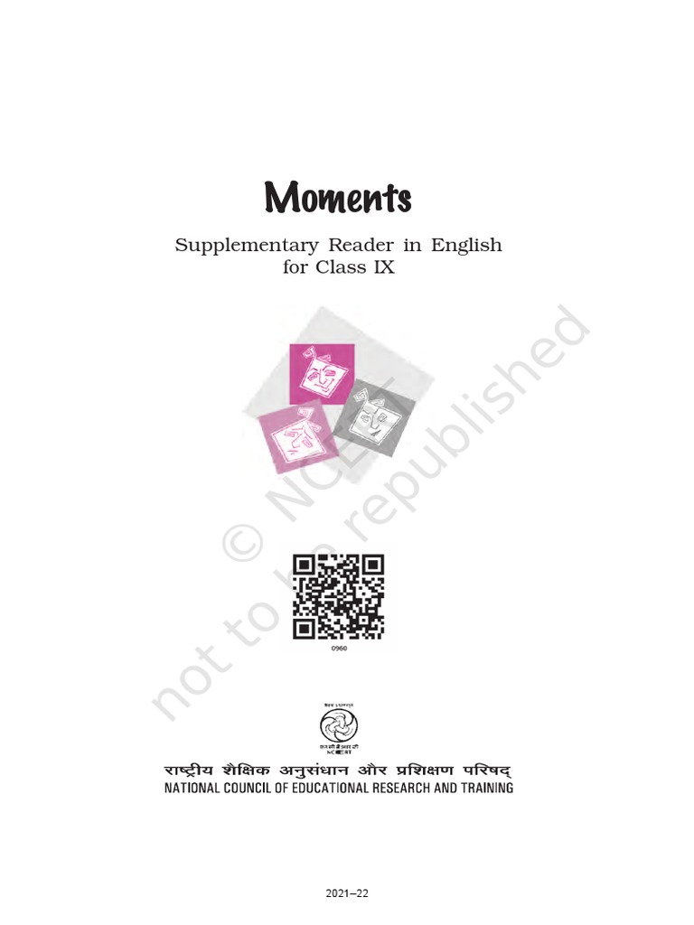Moments: Supplementary Reader in English For Class IX | PDF