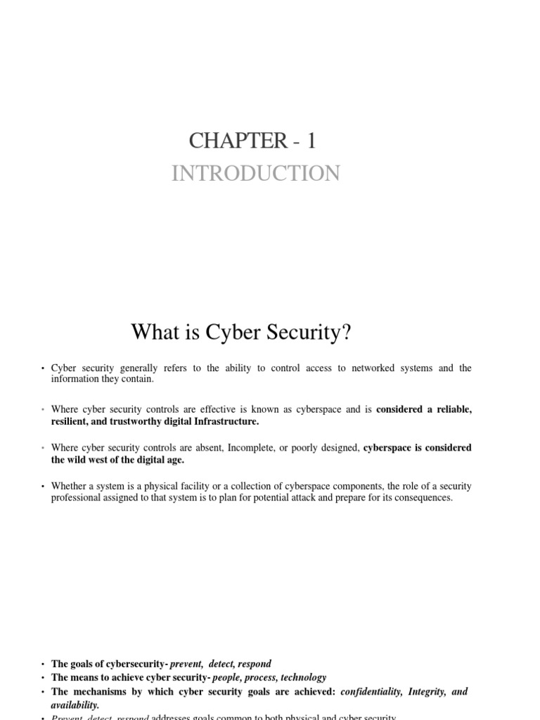 Cyber Security Unit 1 and 2 | PDF | Computer Security | Security