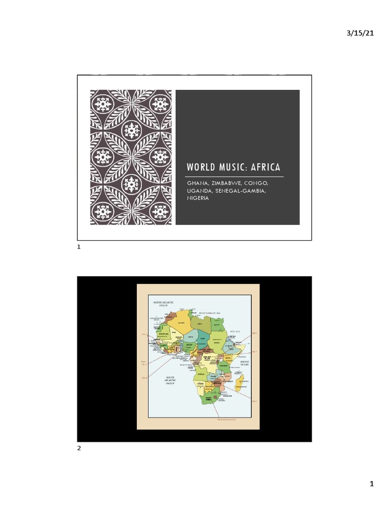 World Music: Africa: Ghana, Zimbabwe, Congo, Uganda, Senegal-Gambia ...